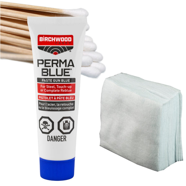 Birchwood Casey Perma Paste Metal Gun Bluing with Swabs and Patches ...